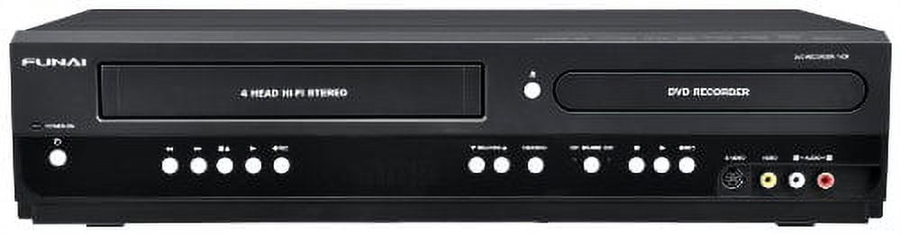 Pre-Owned Funai DVD Recorder/4-Head Hi-Fi Stereo VCR (ZV427FX4) (Good ...