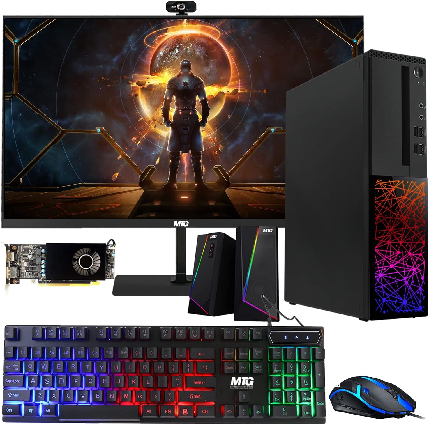 TechMagnet Gaming Desktop PC, Intel i5 6th Gen, Galaxy, 16GB RAM, 480GB ...