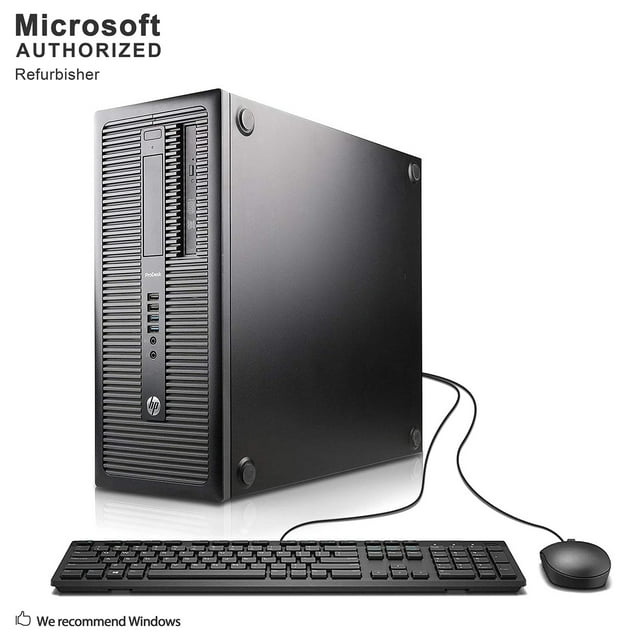 Pre-Owned HP ProDesk 600 G1 Tower PC, Intel Core I3-4130 3.4GHz, 16G ...