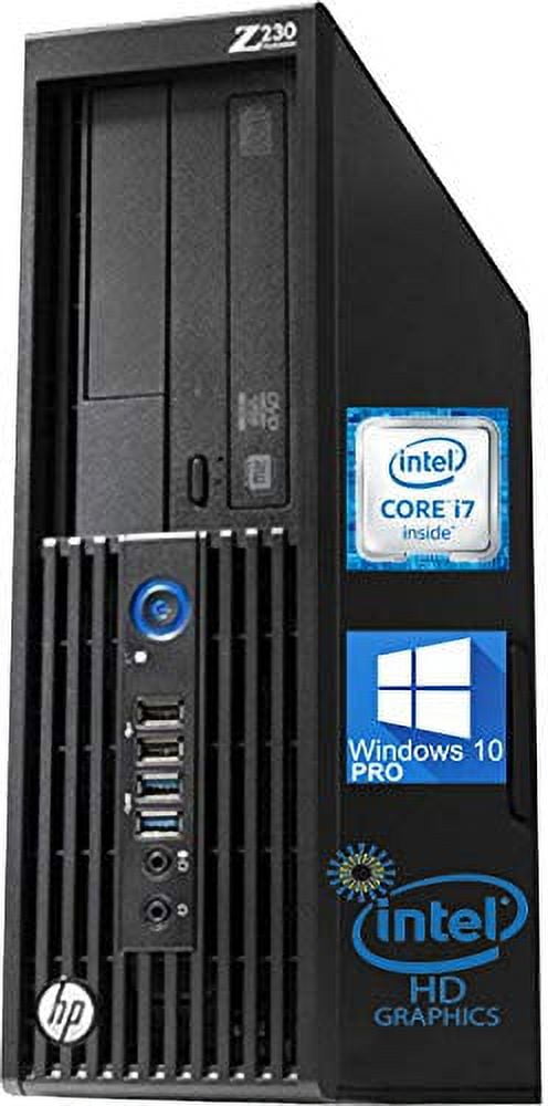 Pre-Owned HP z230 Workstation SFF Desktop Computer, Intel Core i7-4770 ...