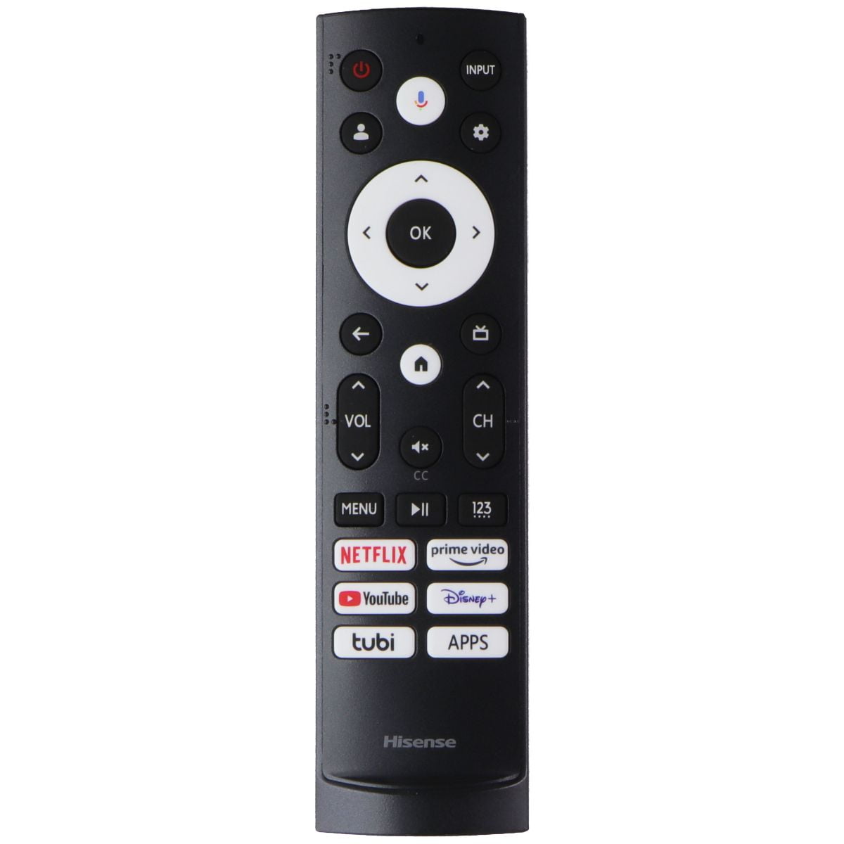 Hisense OEM Remote Control ERF3V90H(0011) for Select Hisense TVs - Gray ...