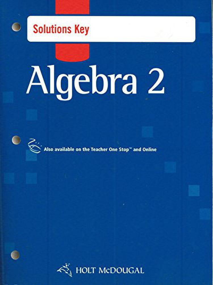 Pre-Owned Holt McDougal Larson Algebra 2: Worked-Out Solutions Key by ... Pre-Owned Holt McDougal Larson Algebra 2: Worked-Out Solutions Key by ...