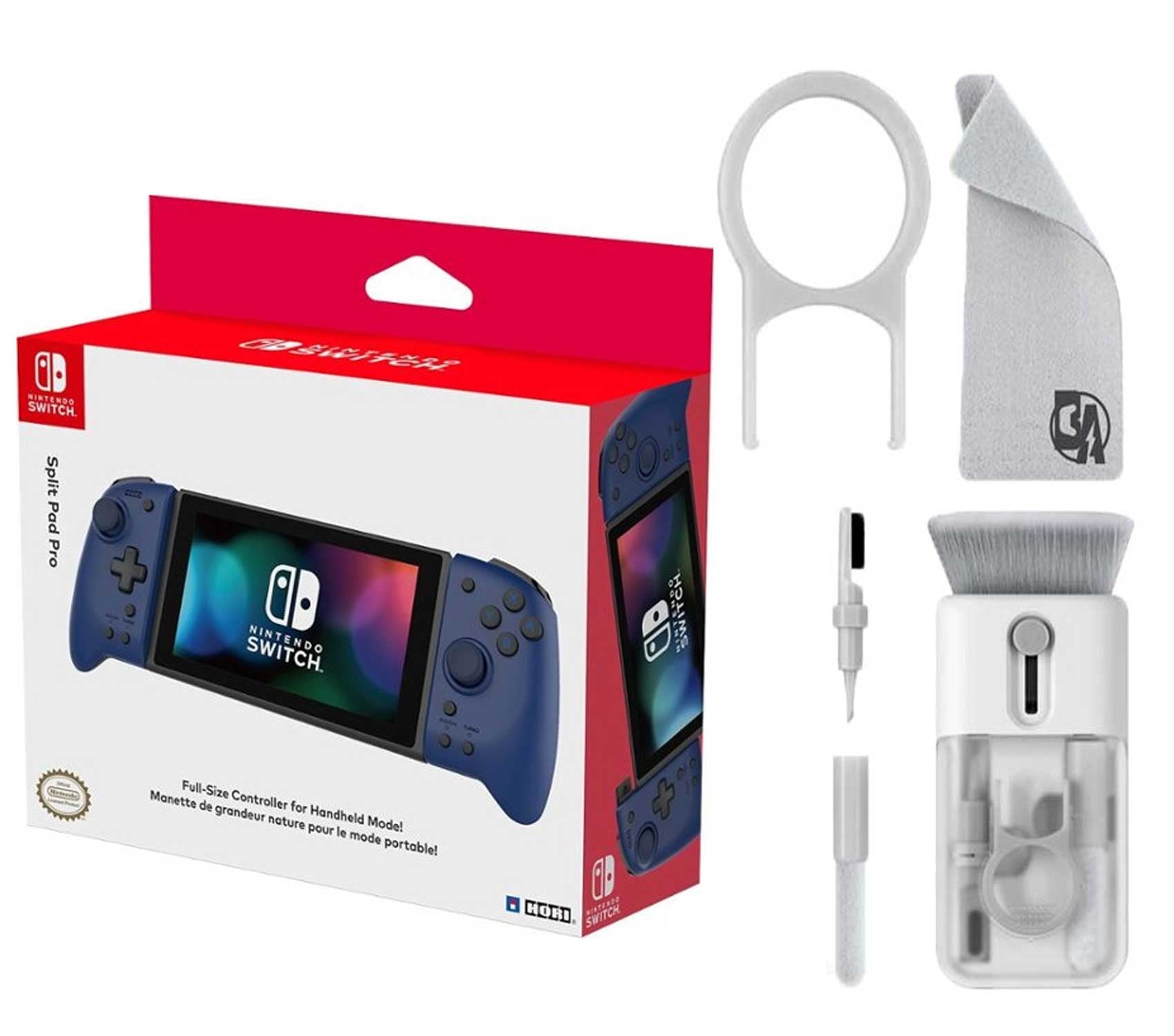 Pre-Owned Hori - Split Pad Pro for Nintendo Switch - Blue With Cleaning ...