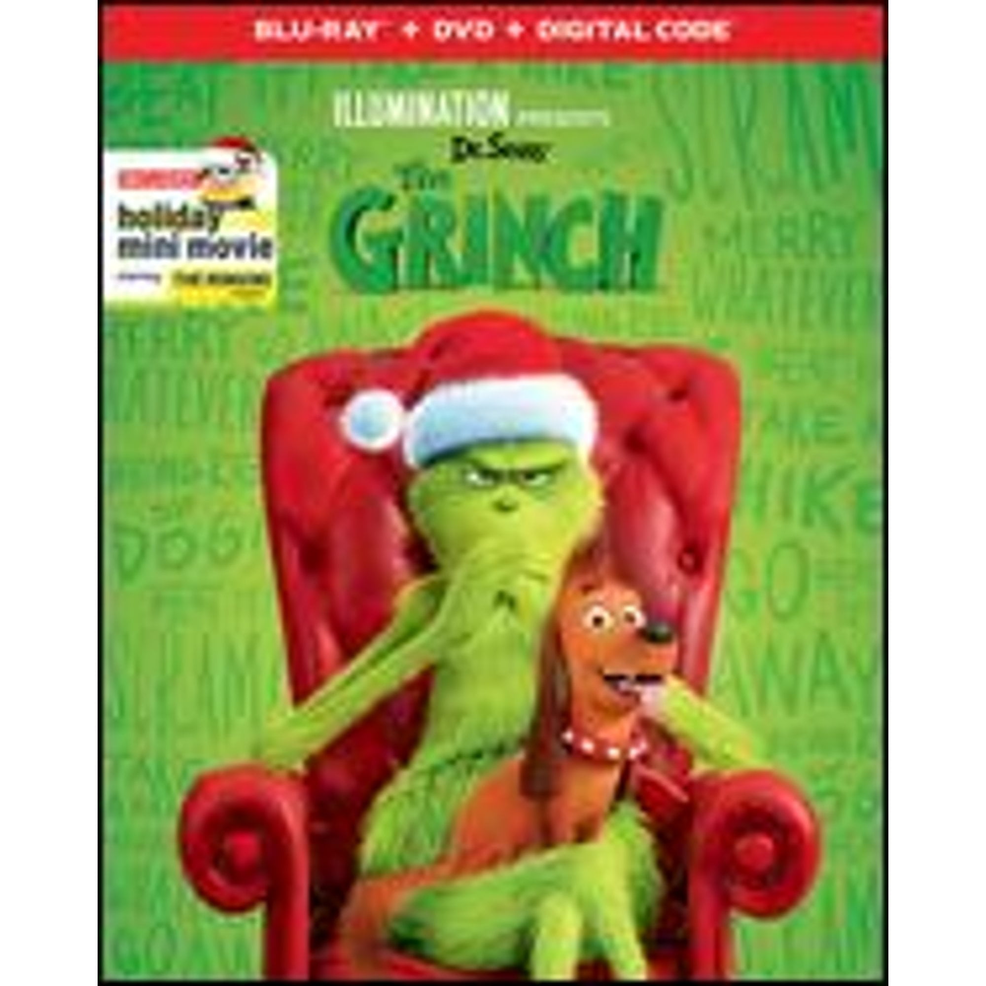 Pre-Owned Illumination Presents: Dr. Seuss' The Grinch [Blu-ray/DVD ...