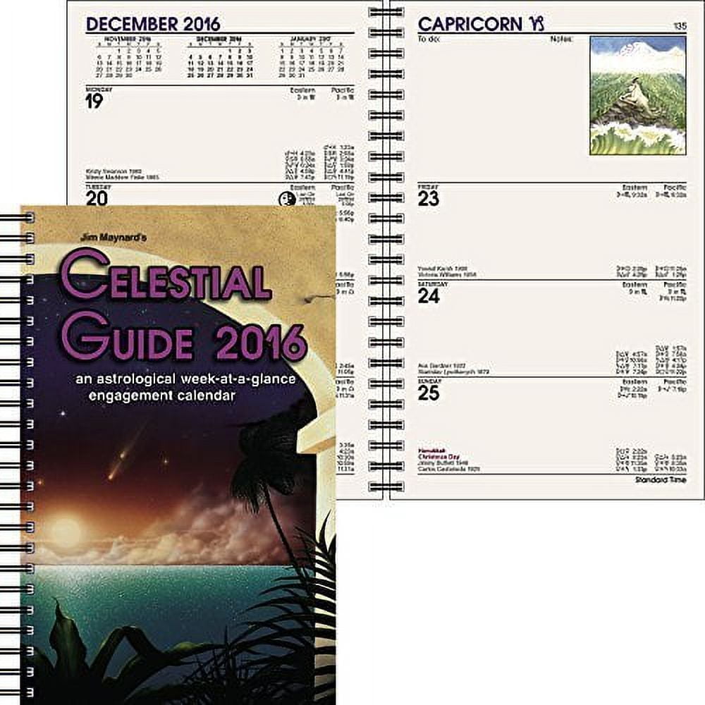 Pre-Owned Jim Maynard's Celestial Guide 2016 an astrological week-at-a ...