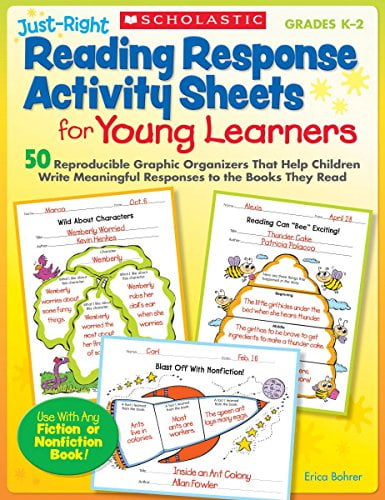 Pre-Owned Just-Right Reading Response Activity Sheets for Young ...