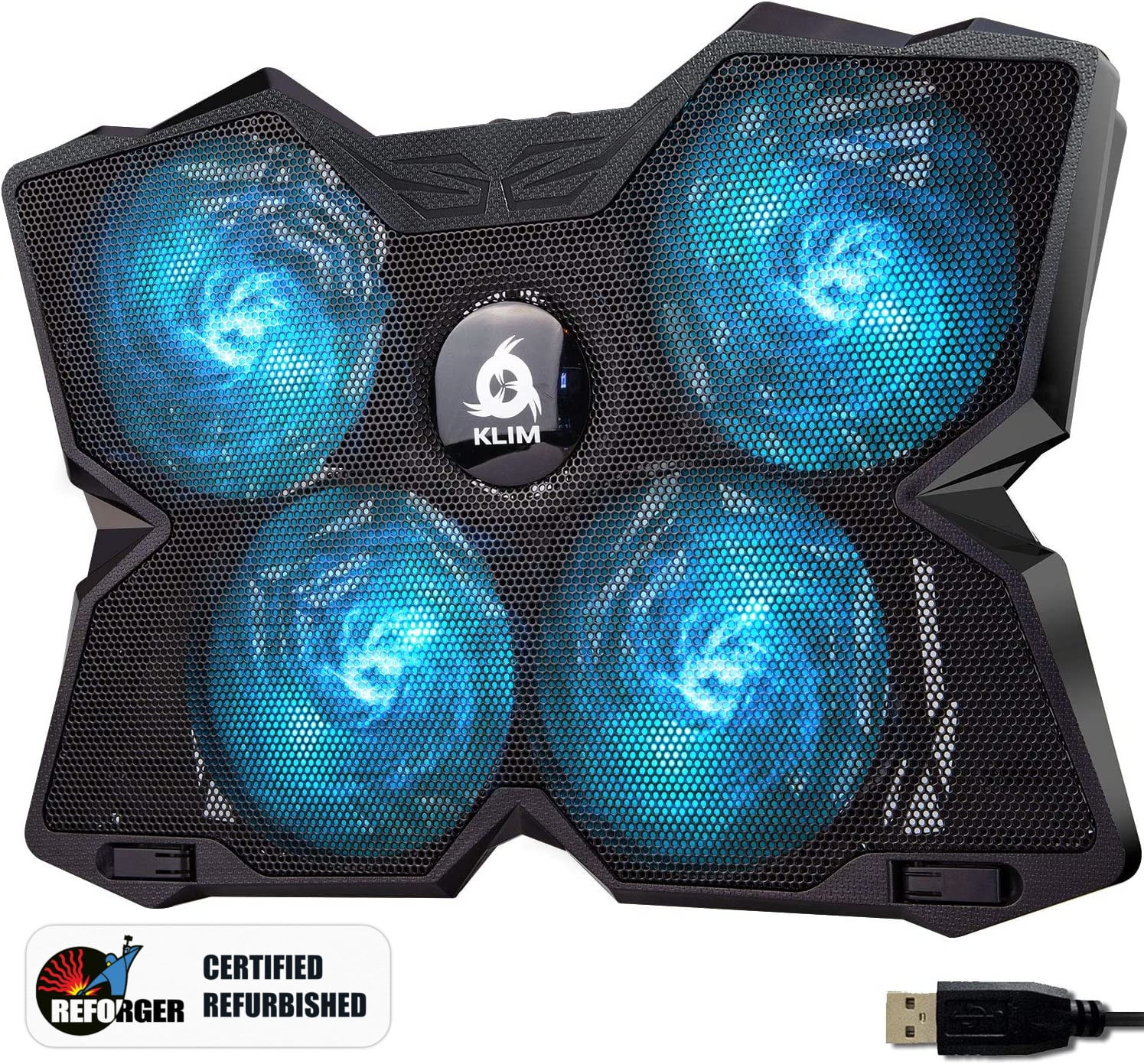 Restored KLIM Wind Laptop Cooling Pad Stand - Powerful Rapid Action ...