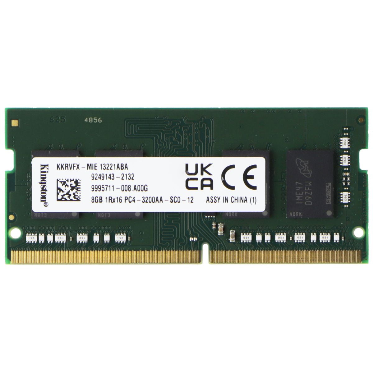 Pre-Owned Kingston (8GB) DDR4 1Rx16 (PC4-3200AA) Laptop RAM Memory ...