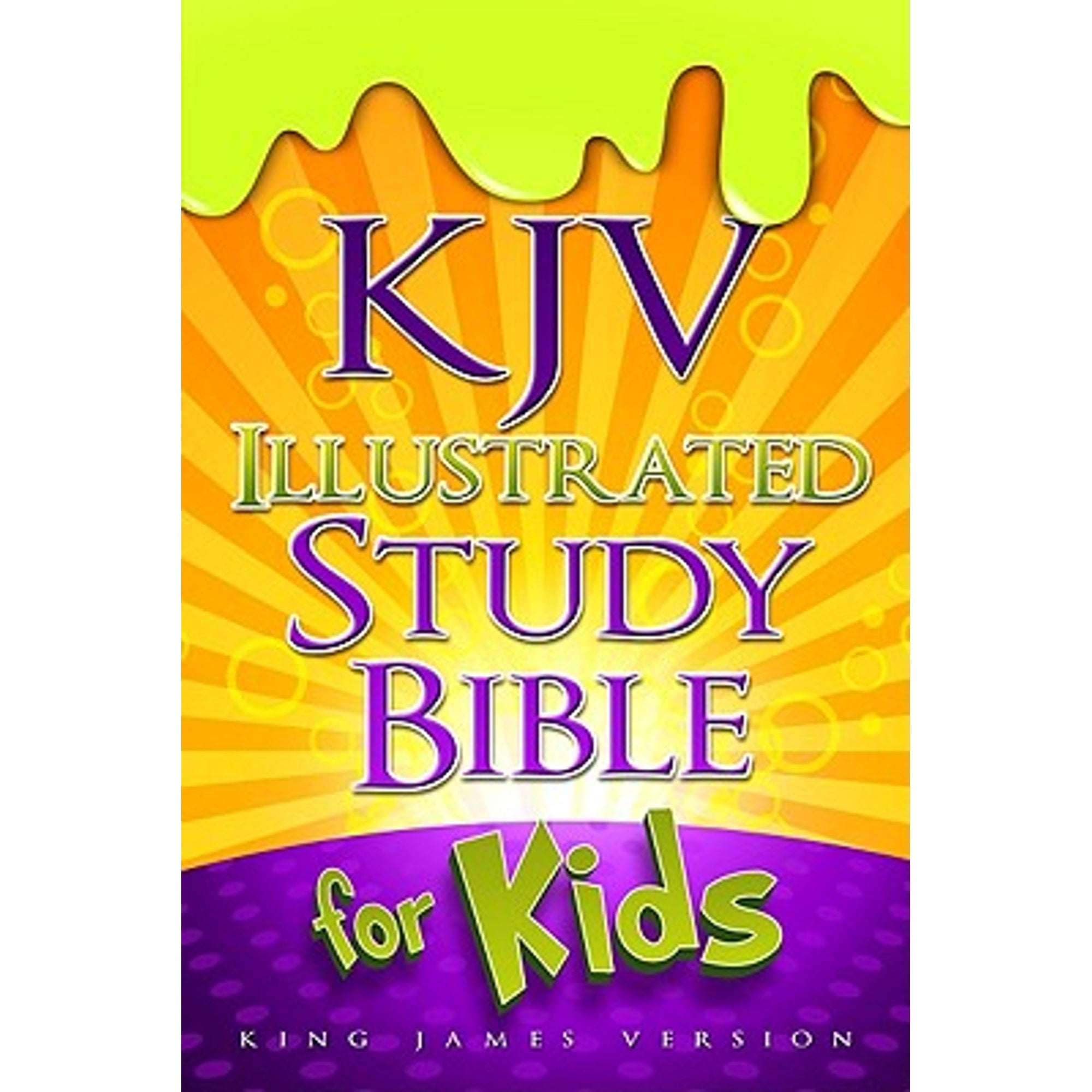 Pre-Owned Kjv Illustrated Study Bible For Kids, Hardcover (Hardcover ...
