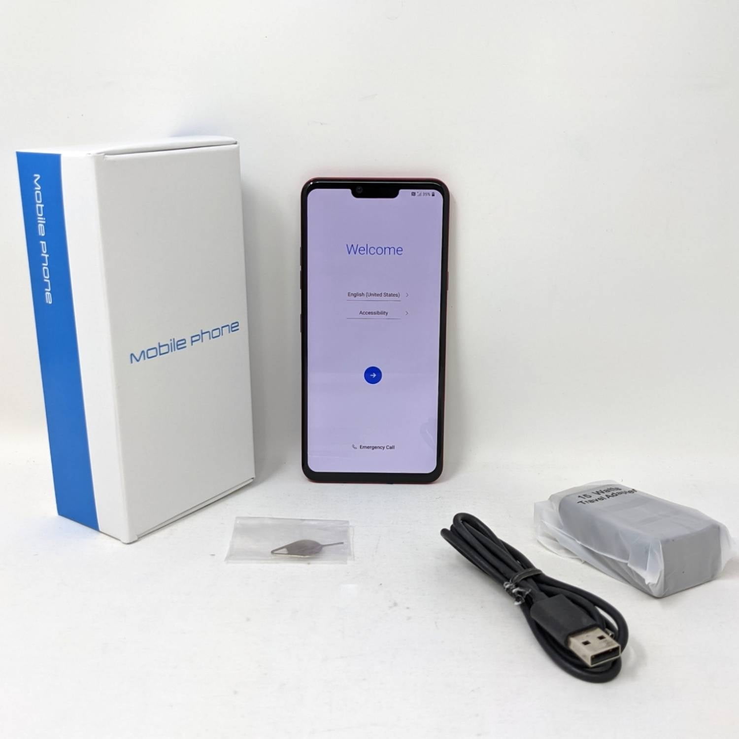 Pre-Owned LG G8 ThinQ 128GB Smartphone with Accessories Included, Red, (Pre Owned) - Walmart.com