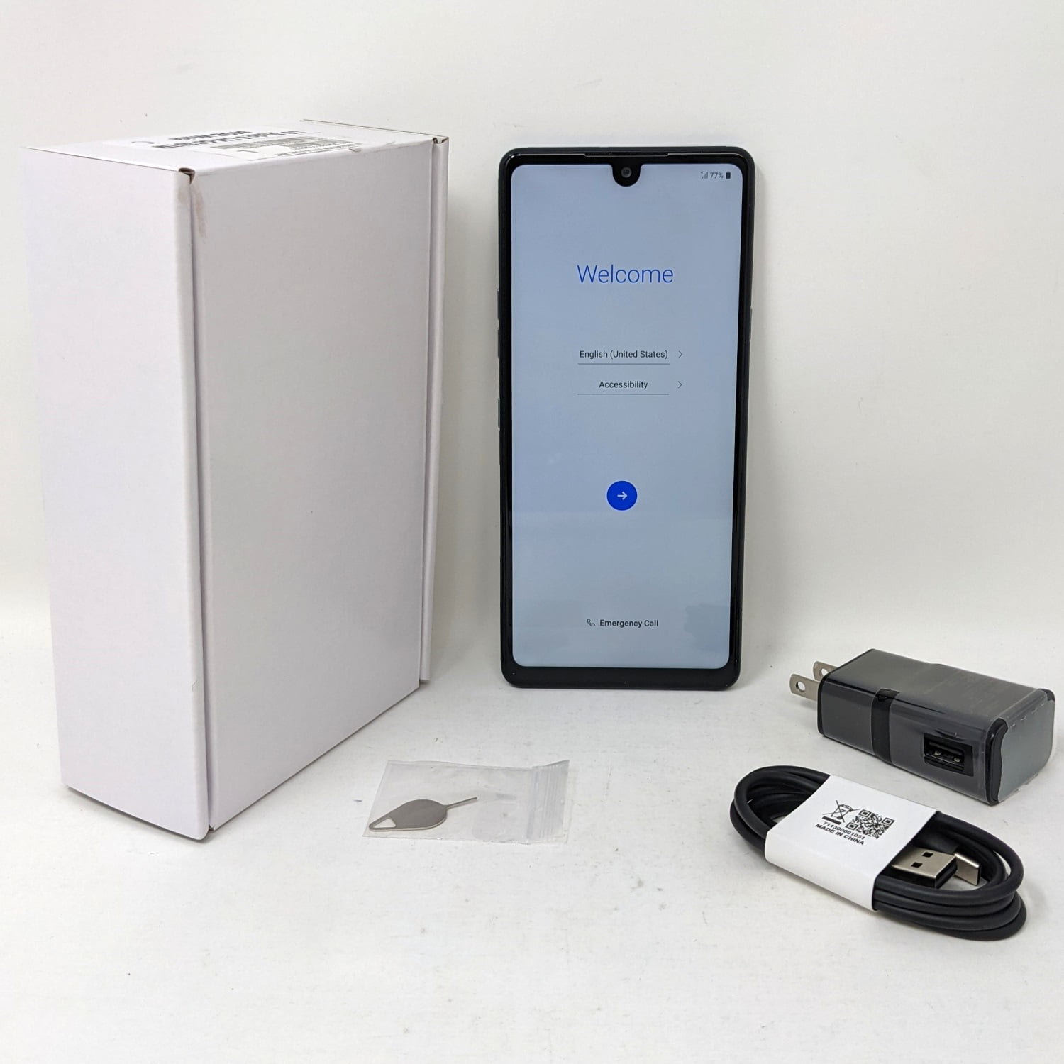 LG Stylo 6 64GB Smartphone, T-Mobile Unlocked, White, Stylus, Triple ...