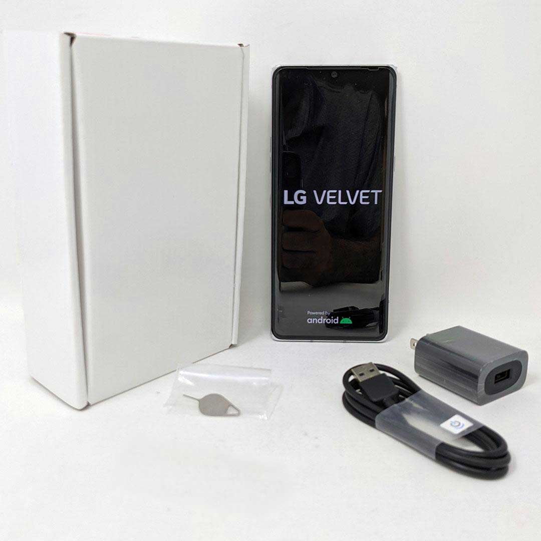 Pre-Owned LG Velvet 128GB 5G 6GB RAM LMG900UM AT&T Smartphone - Aurora ...