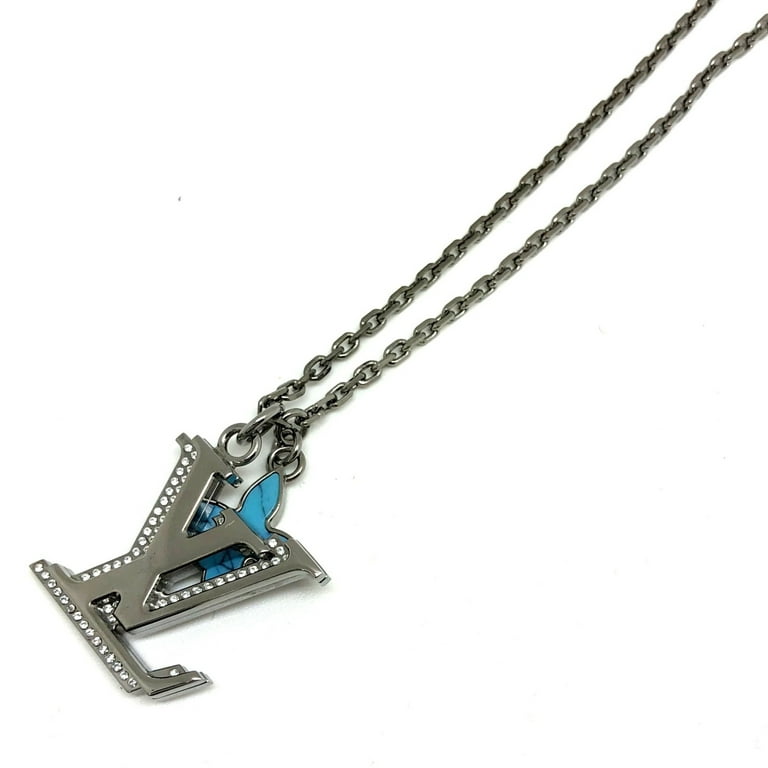 Pendant chain lv turquoise necklace store