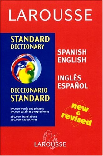 Pre-Owned Larousse Standard Dictionary English-Spanish (Larousse ...