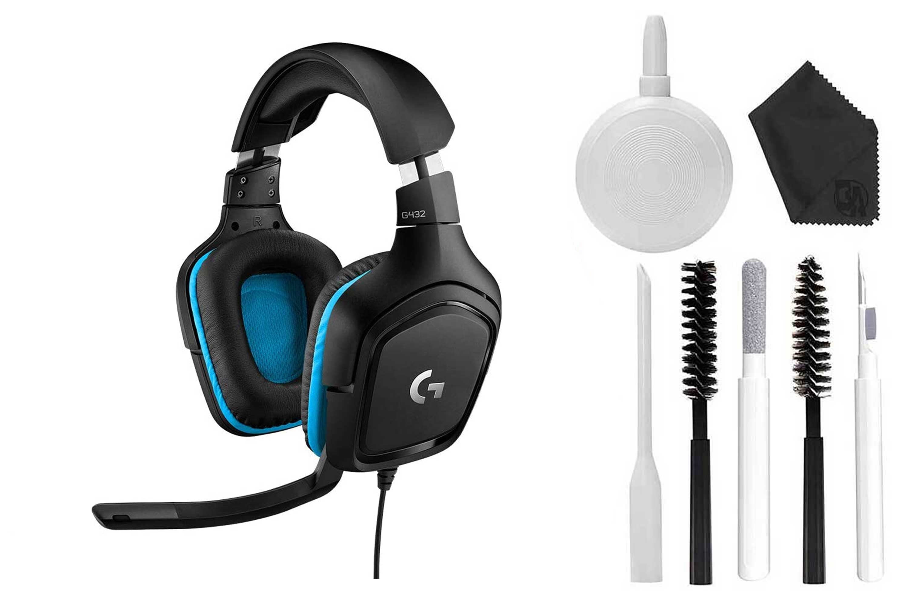 Restored Logitech G432 Wired Gaming Headset, 7.1 Surround Sound, DTS ...