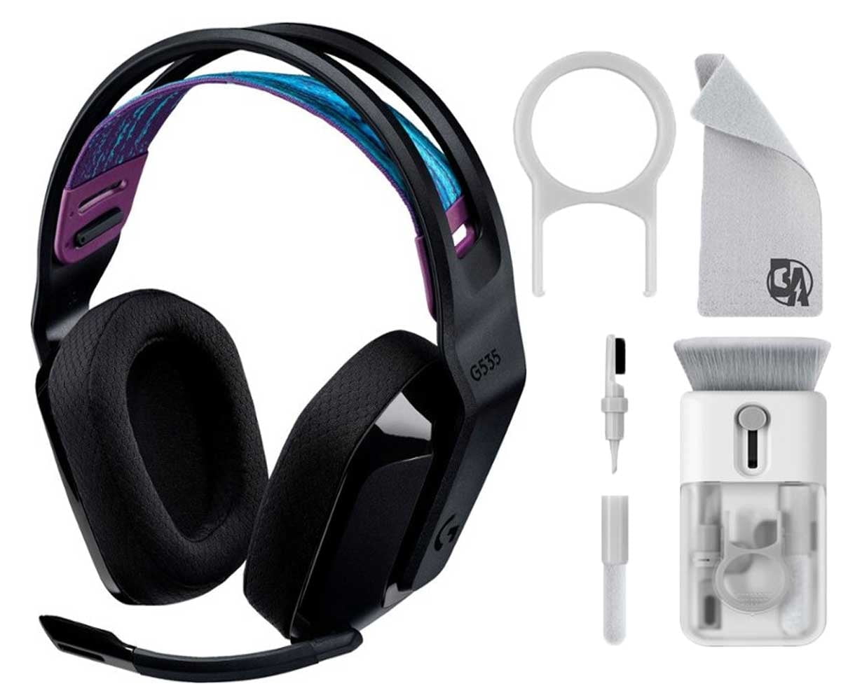 Pre-Owned Logitech G535 LIGHTSPEED Wireless Dolby Atmos Over-the-Ear ...