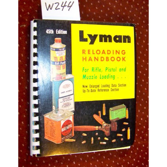 Pre-Owned Lyman Reloading Handbook, For Rifle, Pistol and Muzzle ...