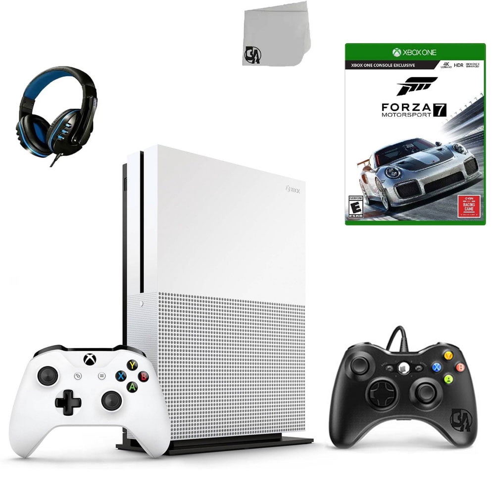 Restored Microsoft 234-00051 Xbox One S White 1TB Gaming Console with 2 ...