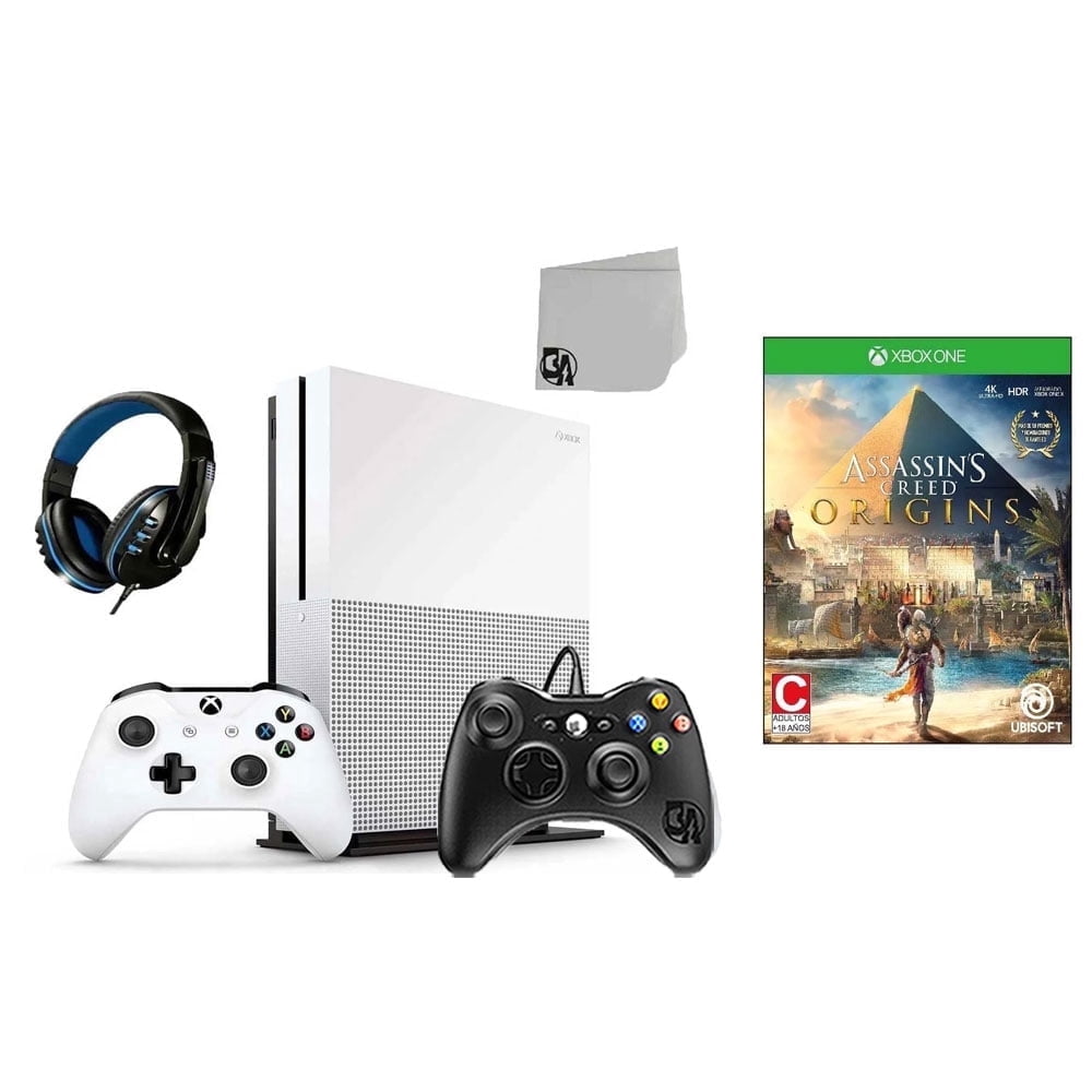 Pre-Owned Microsoft 234-00051 Xbox One S White 1TB Gaming Console with ...