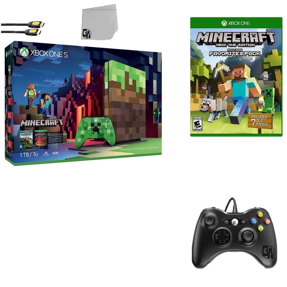 Pre-Owned Microsoft 23C-00001 Xbox One S Minecraft Limited Edition 1TB ...