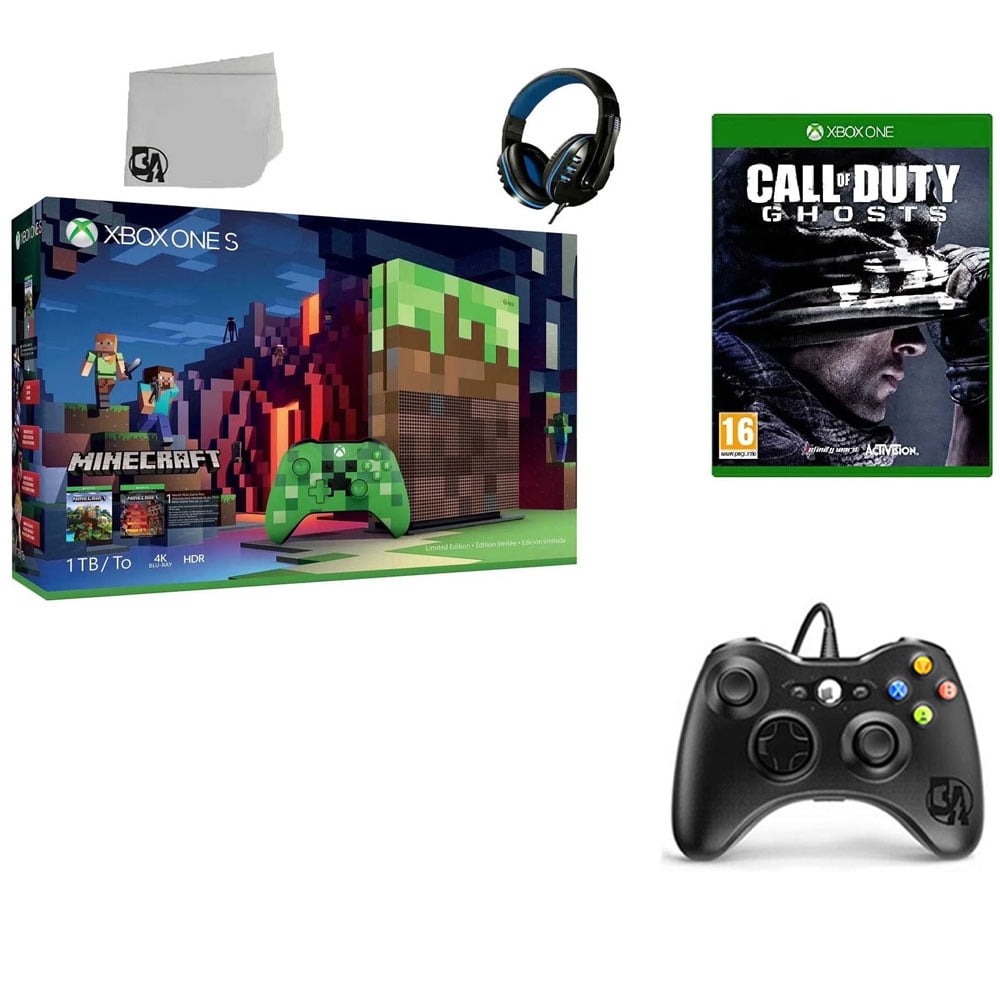 Pre-Owned Microsoft 23C-00001 Xbox One S Minecraft Limited Edition 1TB ...