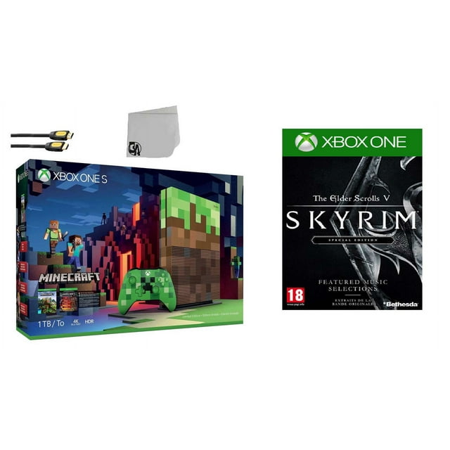 Pre-Owned Microsoft 23C-00001 Xbox One S Minecraft Limited Edition 1TB ...