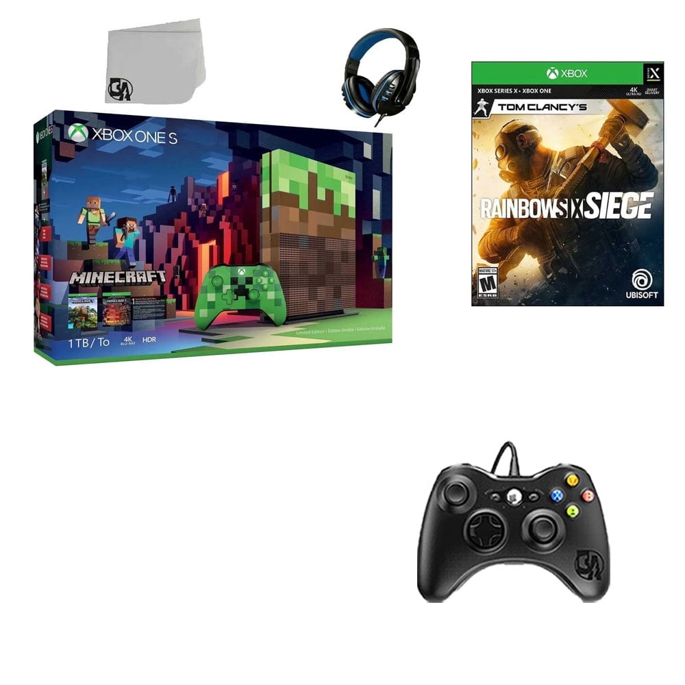 Pre-Owned Microsoft 23C-00001 Xbox One S Minecraft Limited Edition 1TB ...