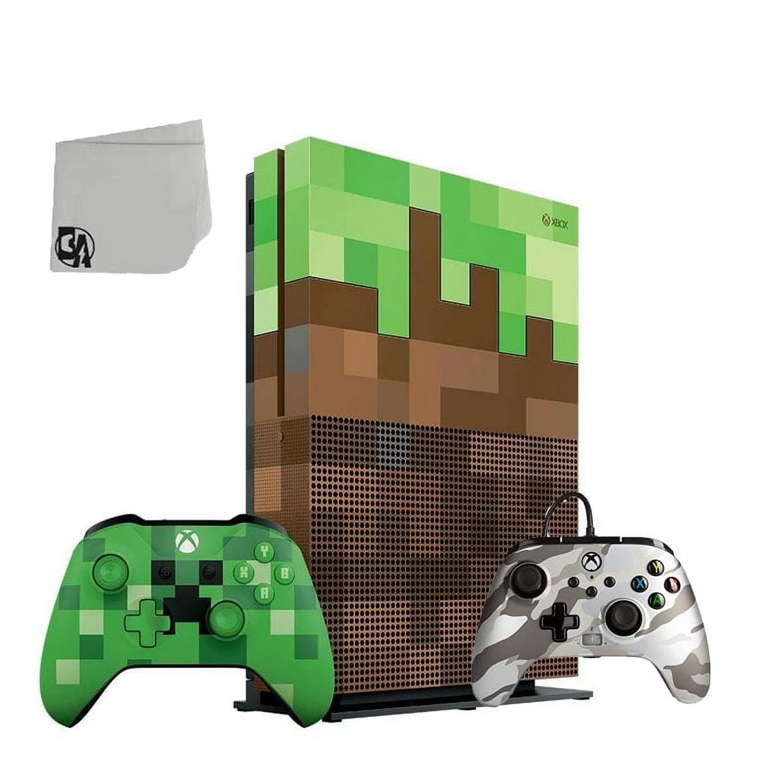 Pre-Owned Microsoft 23C-00001 Xbox One S Minecraft Limited Edition 1TB ...