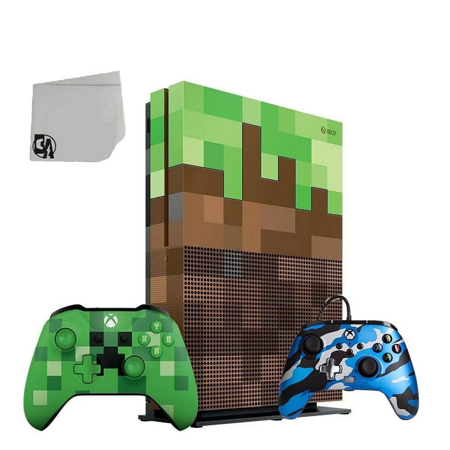 Pre-Owned Microsoft 23C-00001 Xbox One S Minecraft Limited Edition 1TB ...