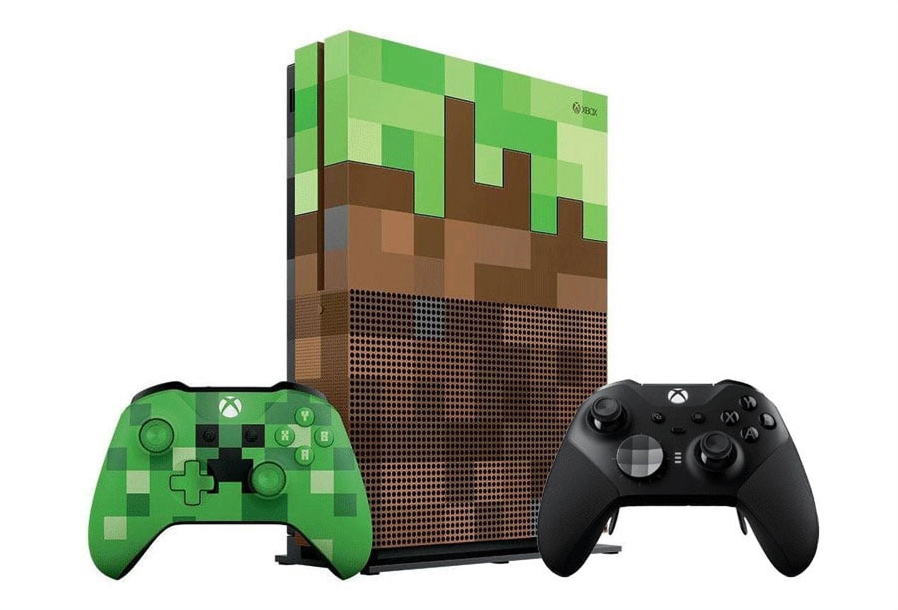 Restored Microsoft 23C-00001 Xbox One S Minecraft Limited Edition 1TB ...