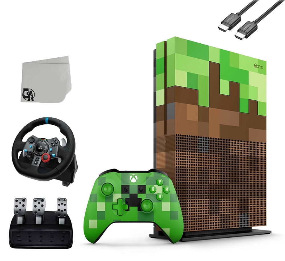 Pre-Owned Microsoft 23C-00001 Xbox One S Minecraft Limited Edition 1TB ...