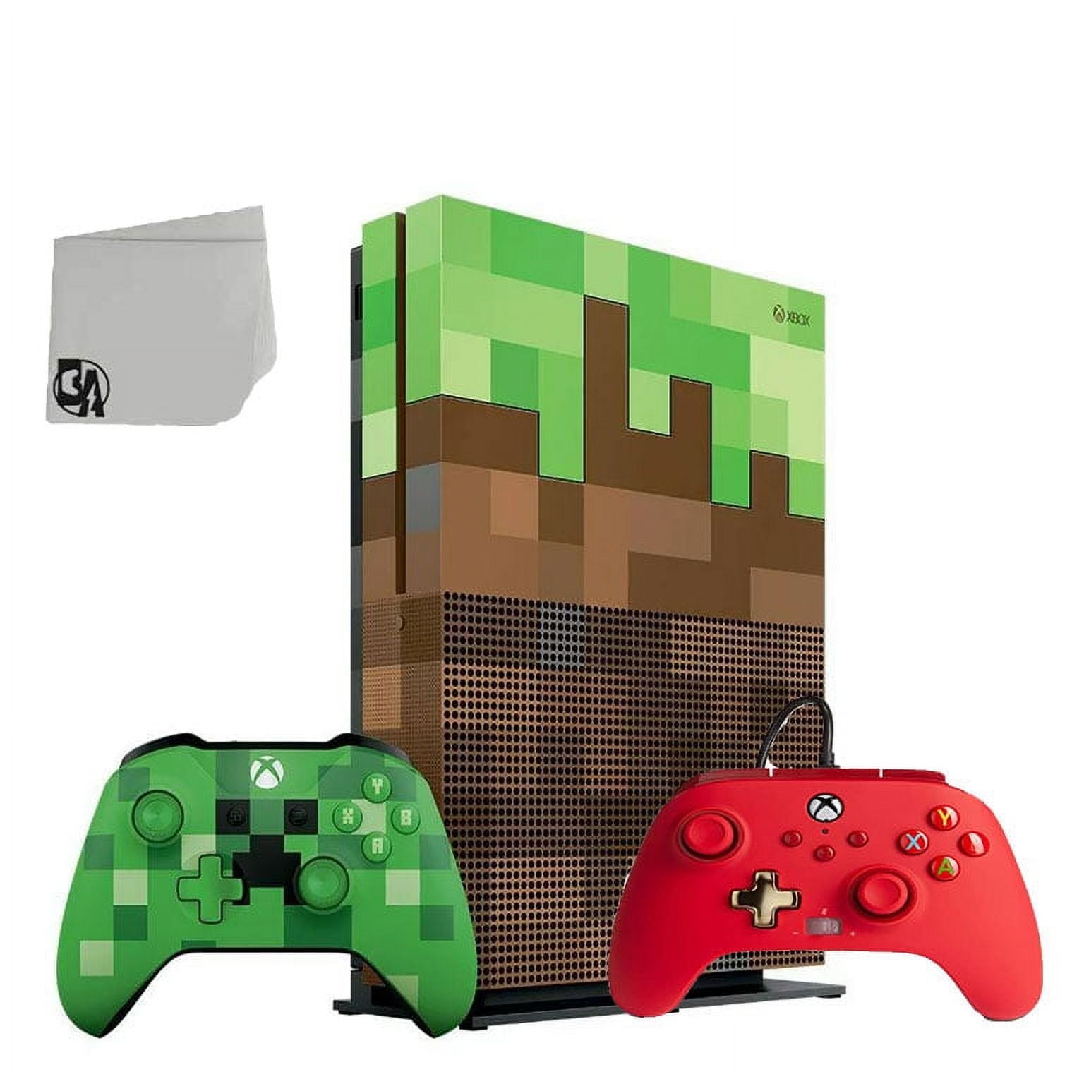 Pre-Owned Microsoft 23C-00001 Xbox One S Minecraft Limited Edition 1TB ...