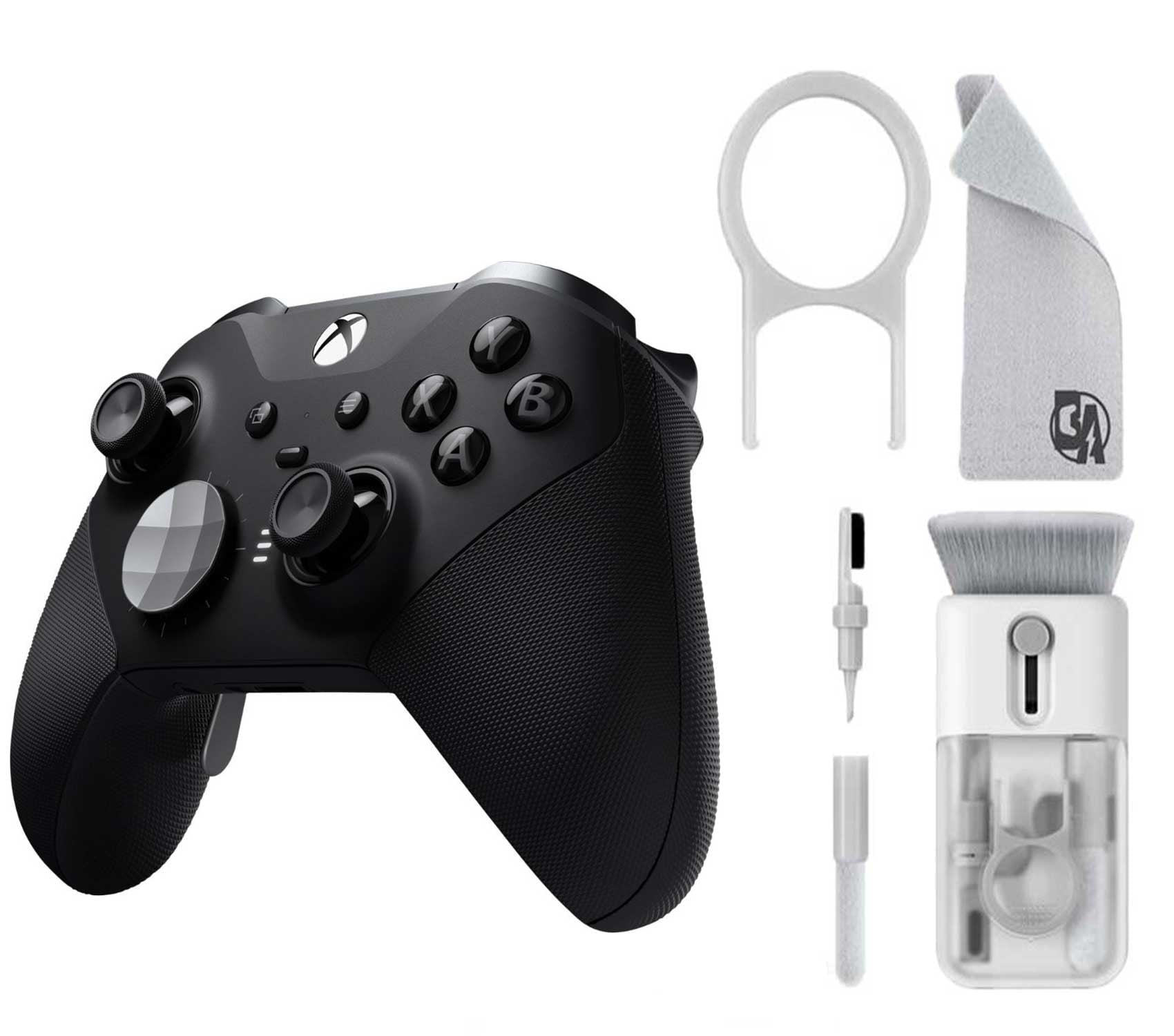 Pre-Owned Microsoft - Elite Series 2 Wireless Controller for Xbox One, Xbox Series X,S - Black ...