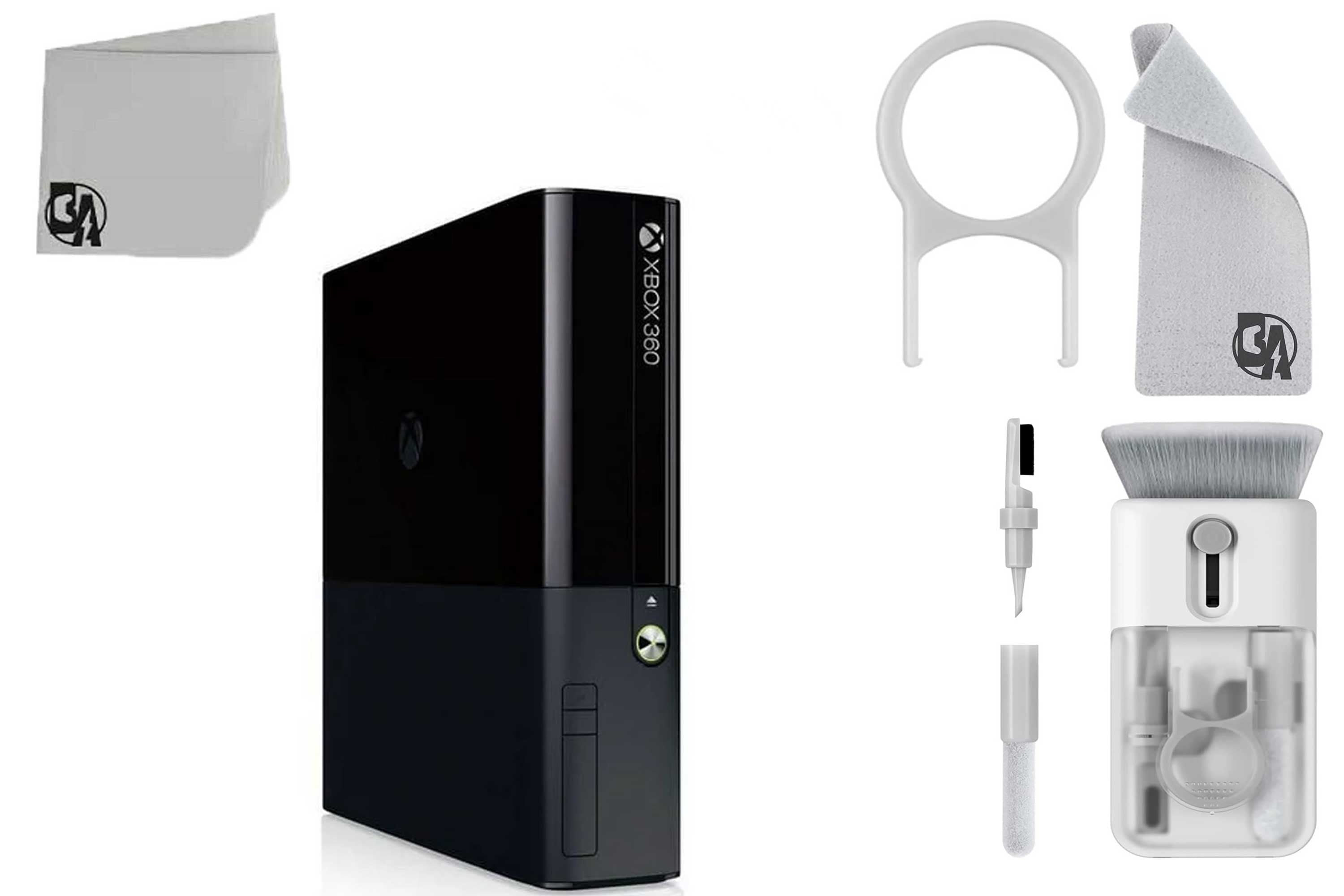 Restored Microsoft Xbox 360 E Black 250GB Gaming Console with HDMI ...