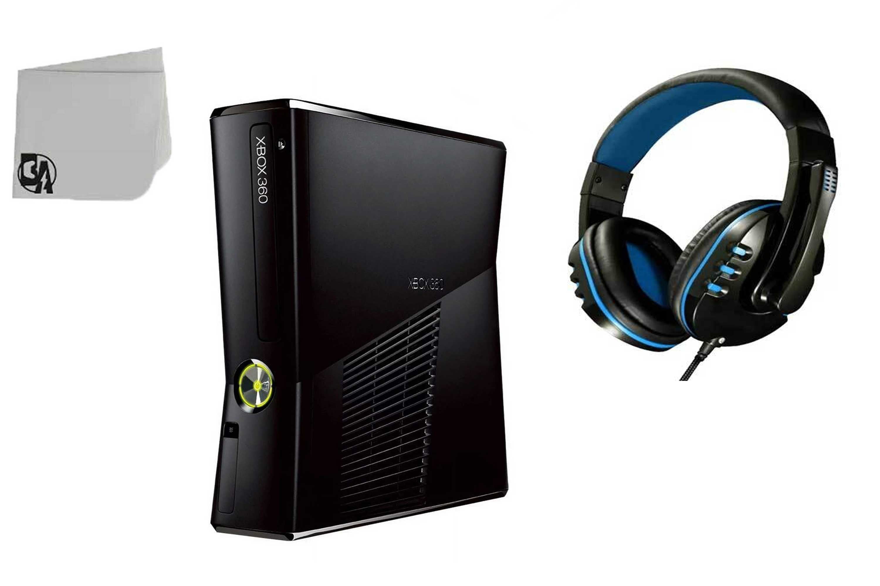 Restored Microsoft Xbox 360 Slim Black 250GB Gaming Console with ...