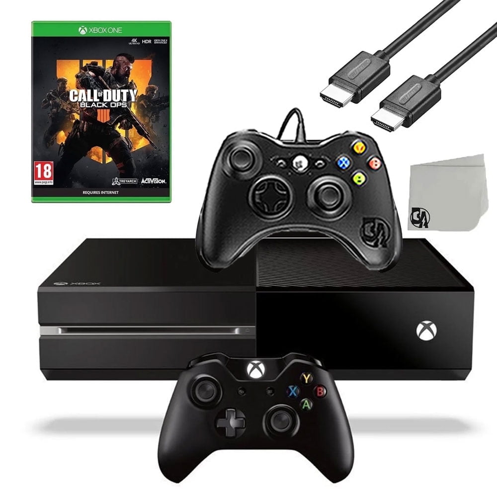 Restored Microsoft Xbox One Original 500GB Gaming Console Black HDMI ...