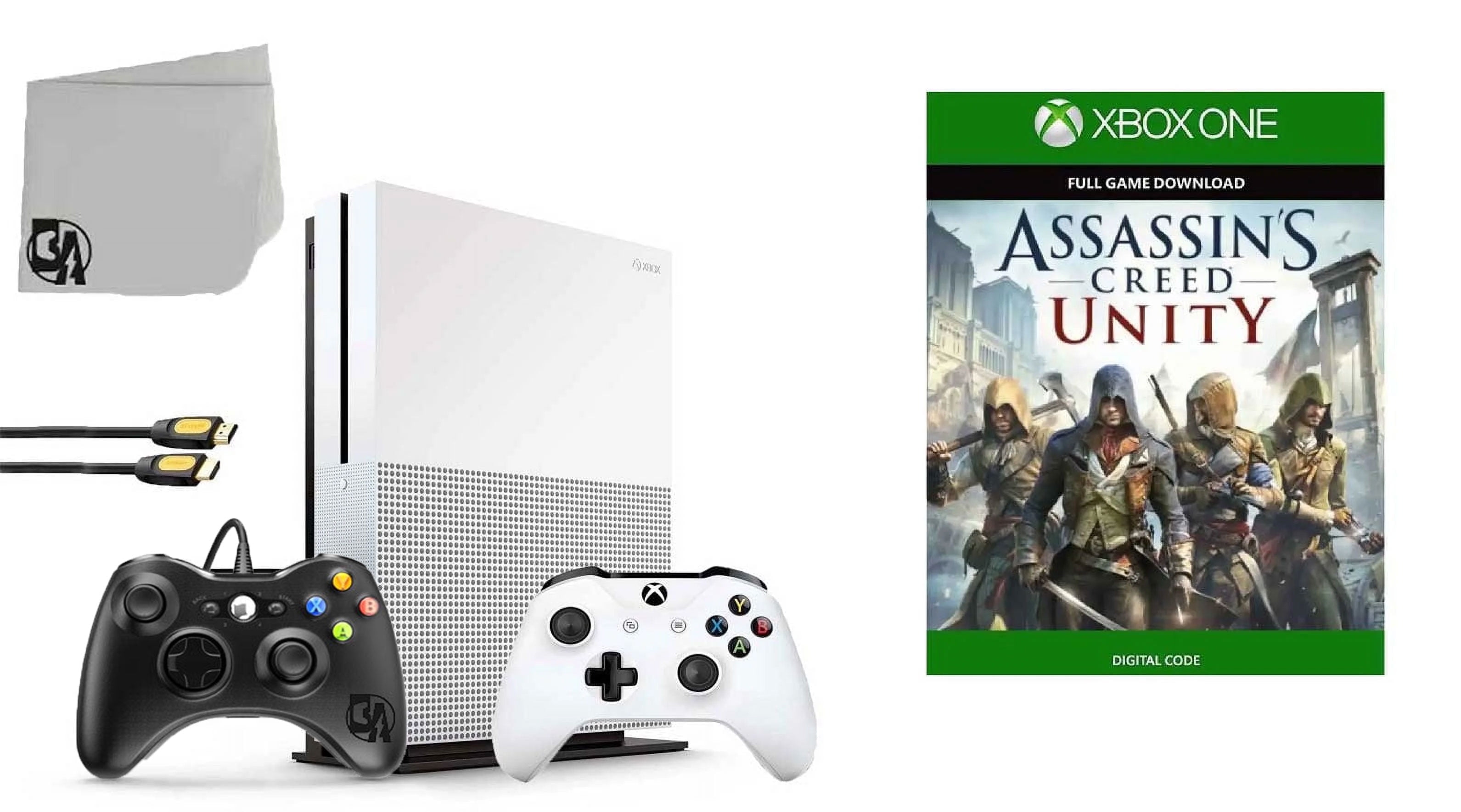 Pre-Owned Restored Microsoft Xbox One S 500GB Gaming Console White 2 ...