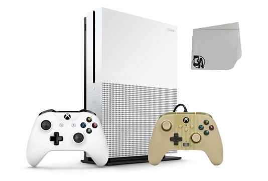 Pre-Owned Restored Microsoft Xbox One S 500GB Gaming Console White with ...