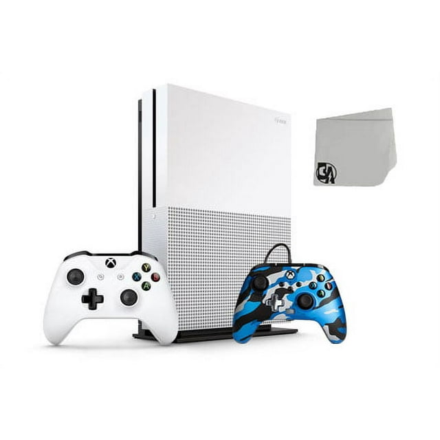 Pre-Owned Microsoft Xbox One S 500GB Gaming Console White with Metallic ...