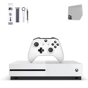 Pre-Owned Microsoft Xbox One S 500GB Gaming Console White 2 Controller ...