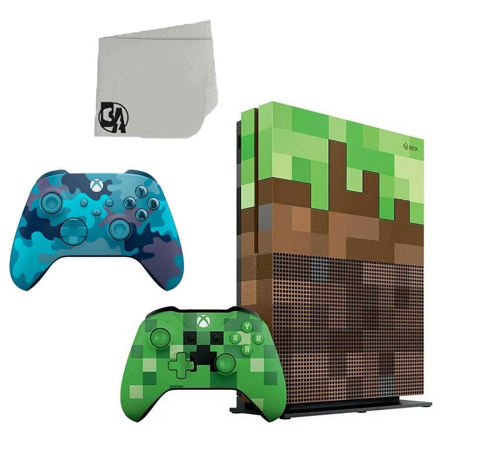 Pre-Owned Microsoft Xbox One S Minecraft Limited Edition 1TB Gaming ...
