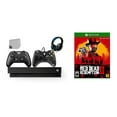 Pre-Owned Microsoft Xbox One X 1TB Gaming Console Black with 2 ...
