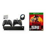 Pre-Owned Microsoft Xbox One X 1TB Gaming Console Black with 2 ...
