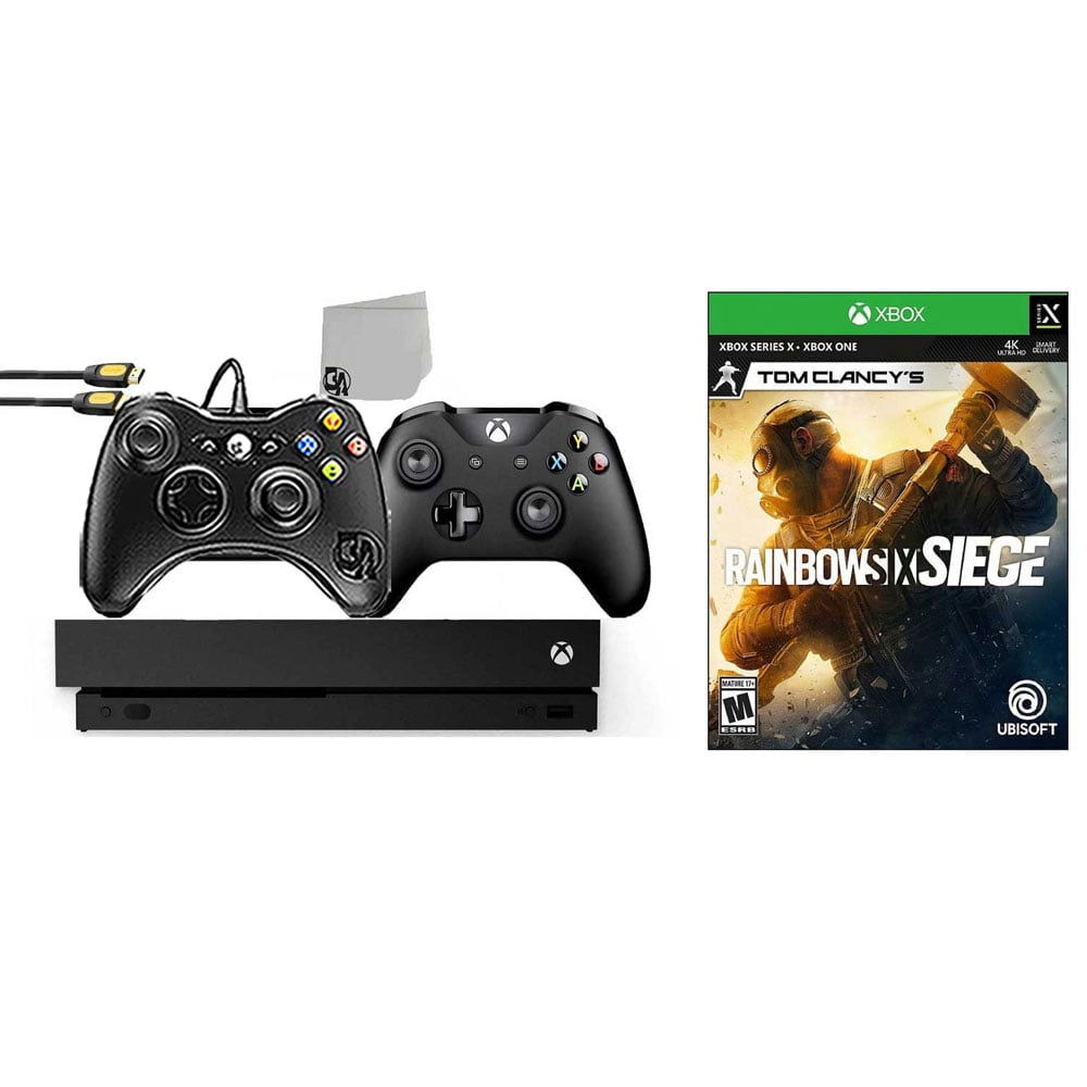 Pre-Owned Microsoft Xbox One X 1TB Gaming Console Black with 2 ...