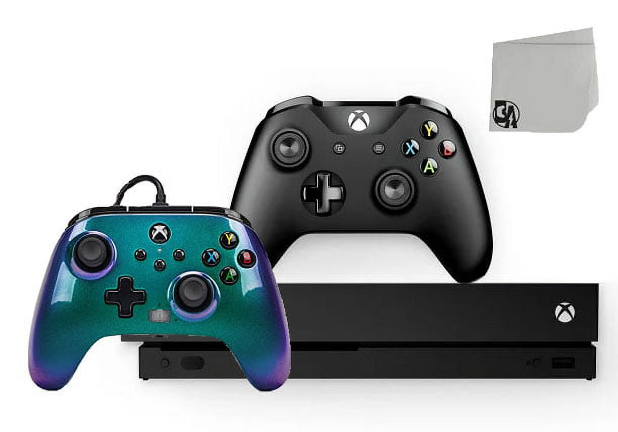 Pre-Owned Microsoft Xbox One X 1TB Gaming Console Black with Aurora ...