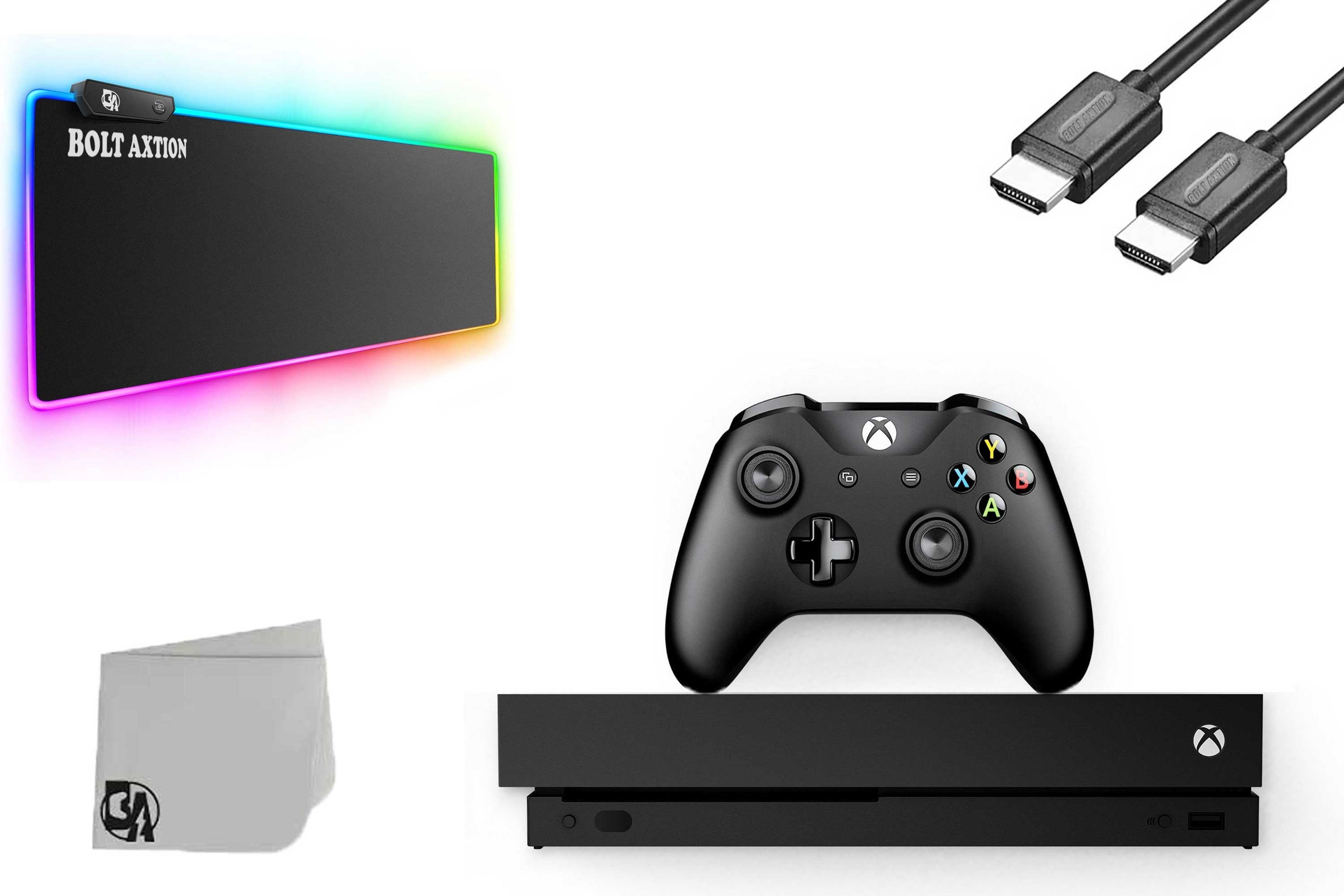 Pre-Owned Microsoft Xbox One X 1TB Gaming Console Black with Gaming Mat ...