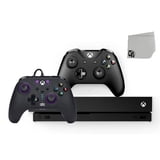 Pre-Owned Microsoft Xbox One X 1TB Gaming Console Black with Purple Hex ...