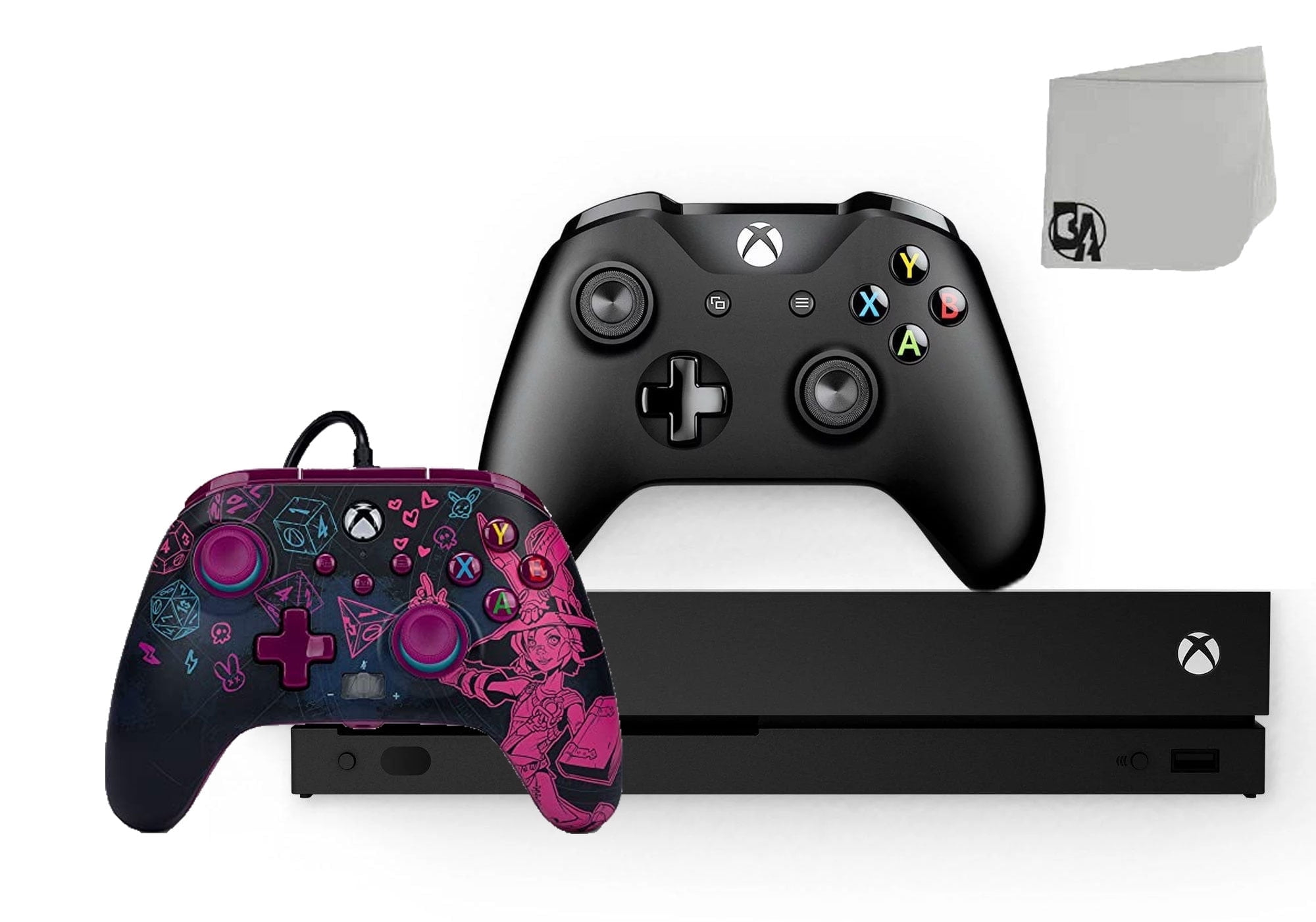 Pre-Owned Microsoft Xbox One X 1TB Gaming Console Black with Tiny Tina ...