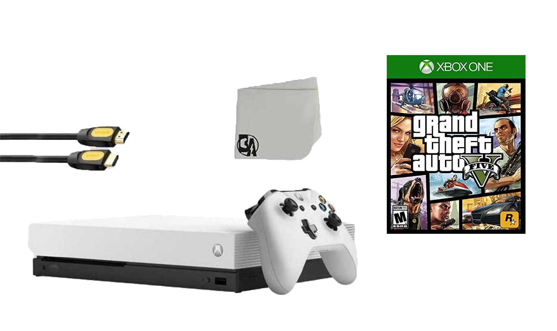 Pre-Owned Microsoft Xbox One X 1TB Gaming Console White with Grand ...