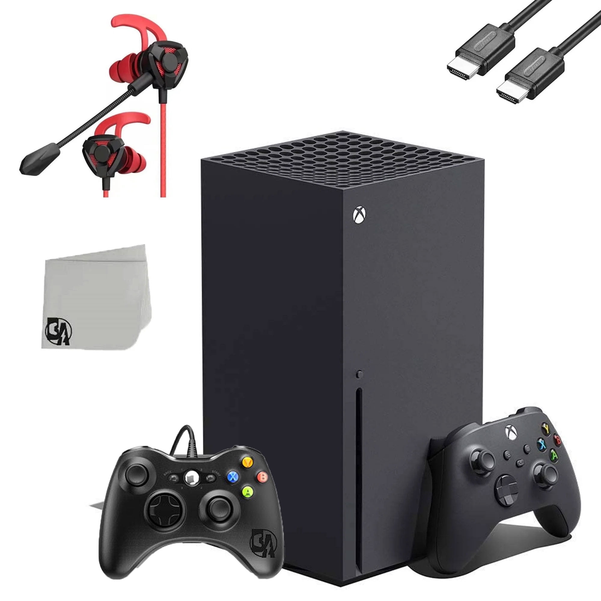 Pre-Owned Microsoft Xbox Series X 16GB RAM Black Gaming Console With 2 ...